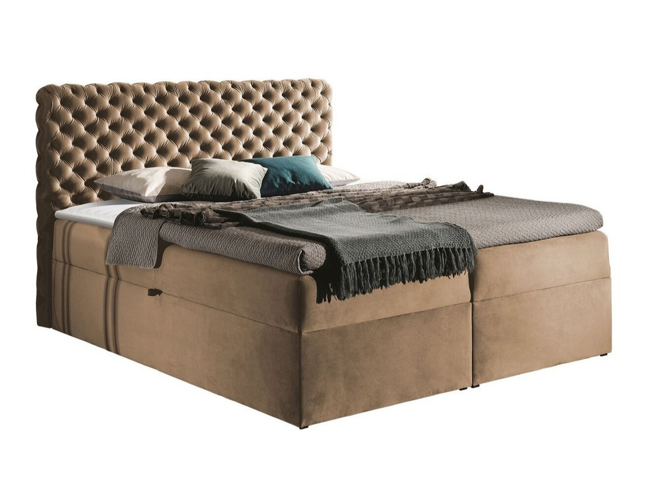 Cama continental Baltimore 148 (Magic Velvet 2206) - Camas | Moveis.pt
