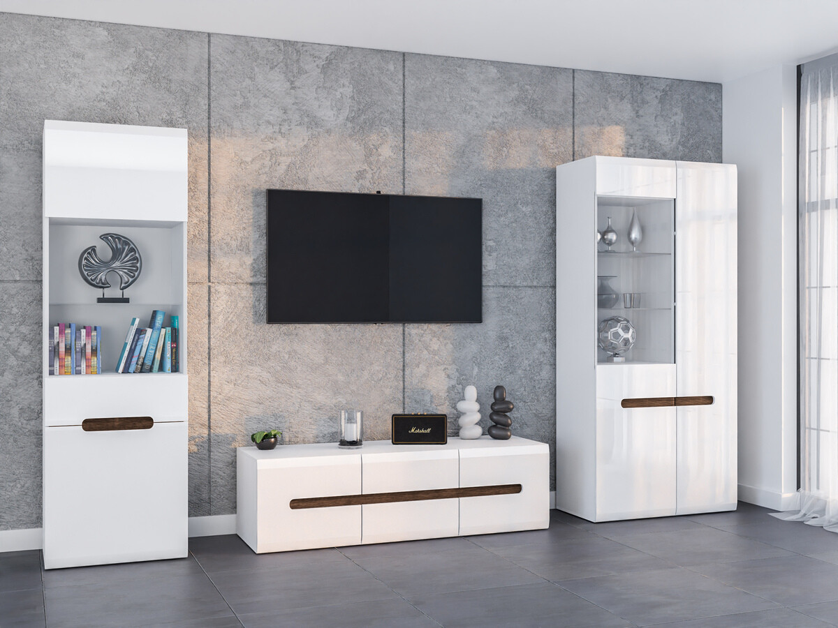 Conjunto para sala de estar Boston M133 - Mobiliário para sala de estar ...