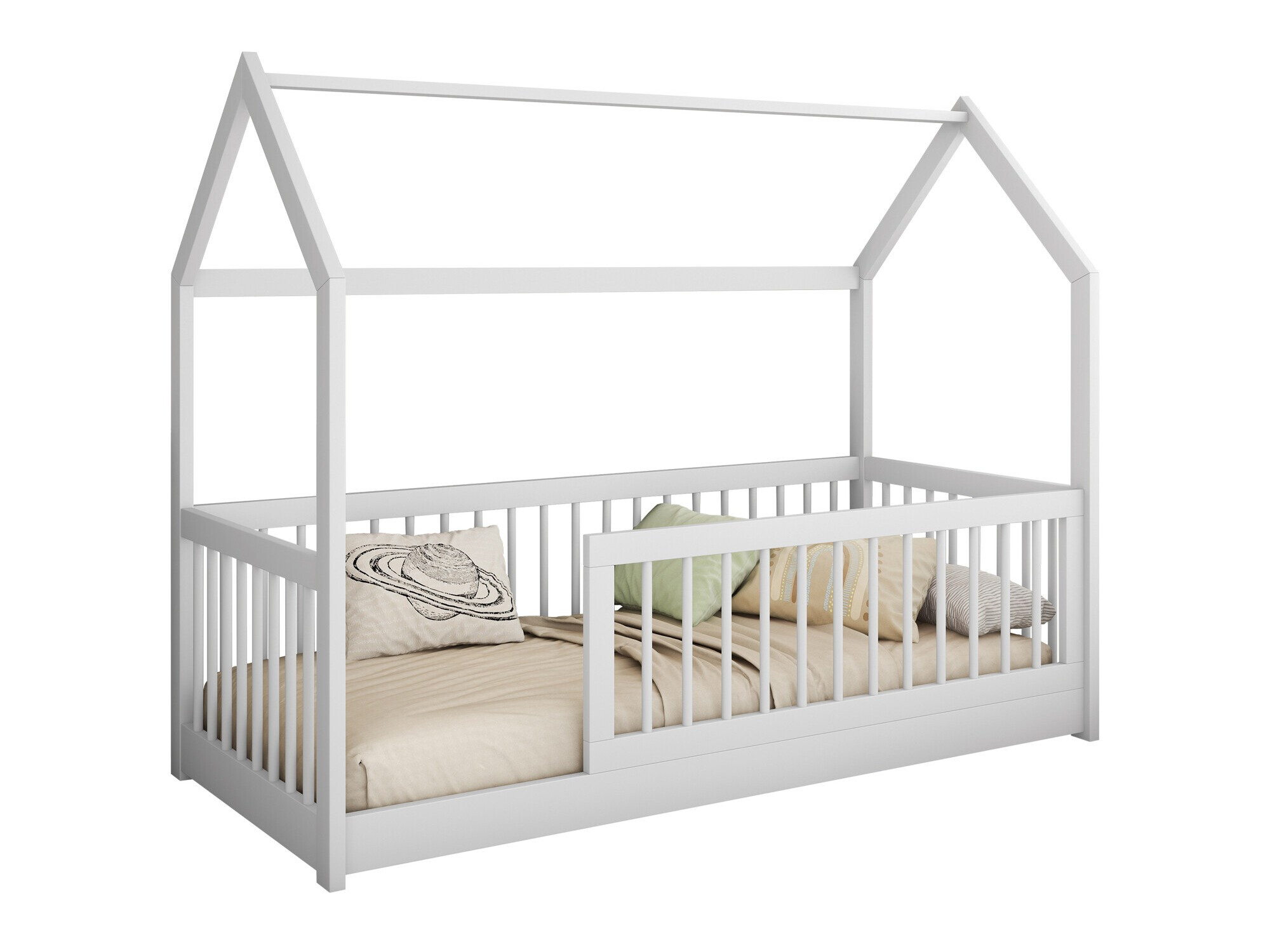Cama Henderson 168 (Branco) - Camas | Moveis.pt